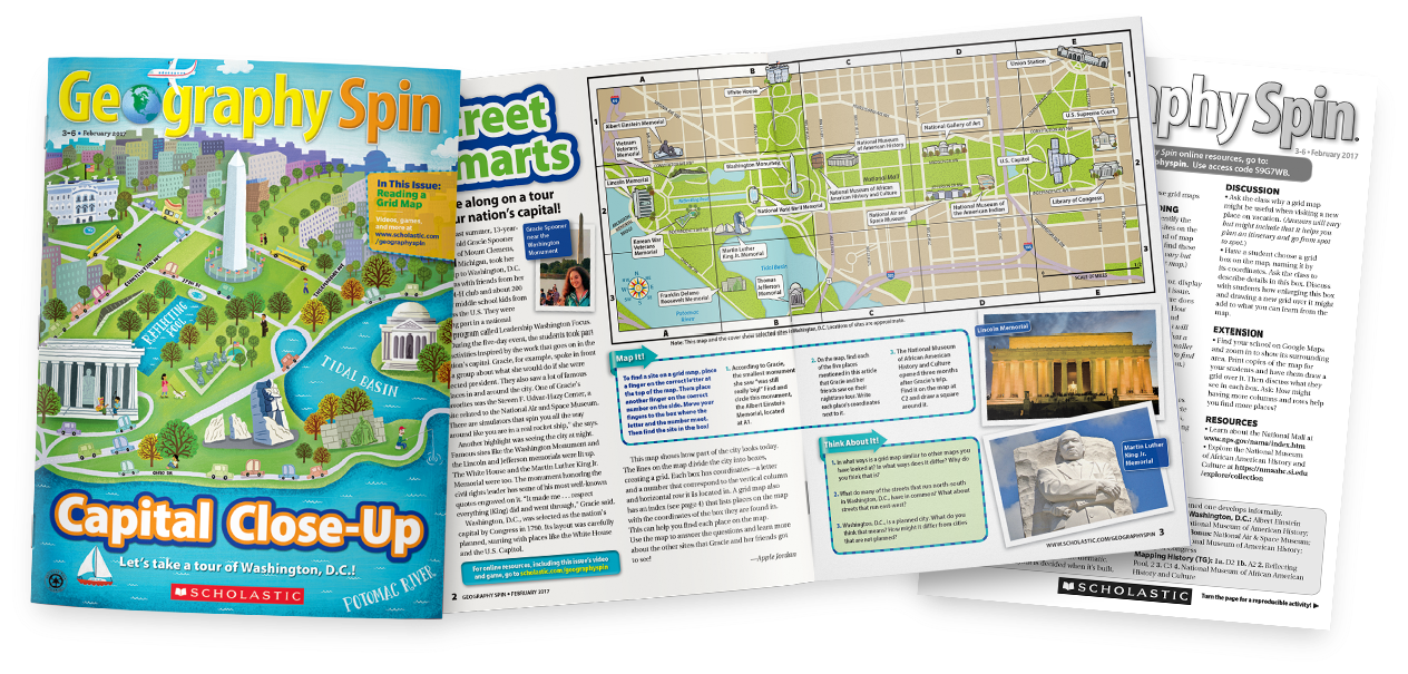 Geography Spin | Geography Magazine for Elementary Students