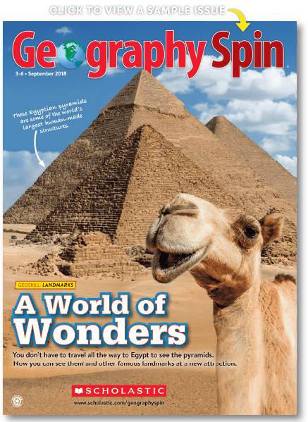 Geography Spin | Geography Magazine for Elementary Students