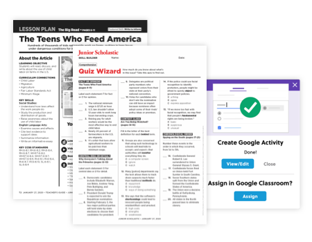Junior Scholastic Magazine | Current Events Magazine for Grades 6-8